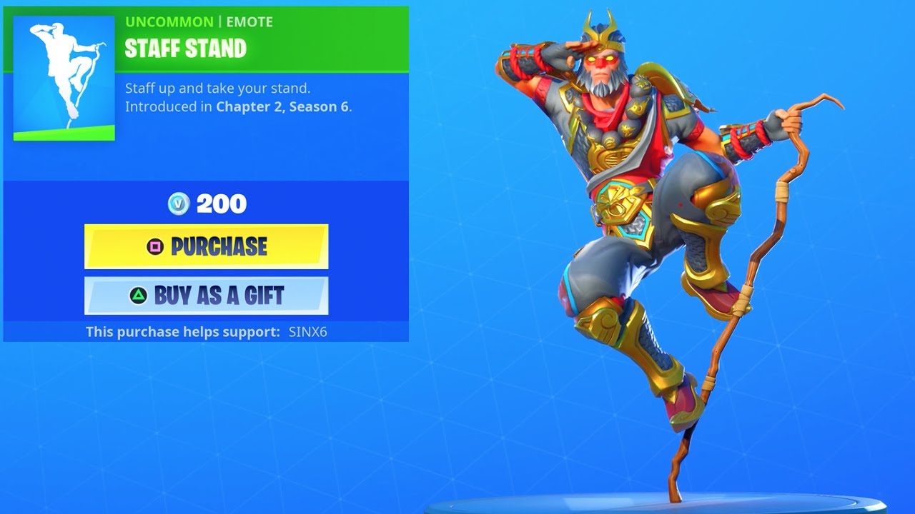 *NEW* Monke Emote..! (Item Shop) Fortnite Battle Royale - YouTube