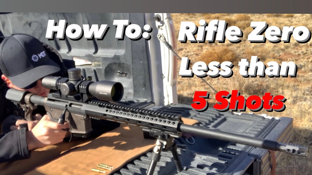 Zero Your Scope 5 Shots or Less! - YouTube