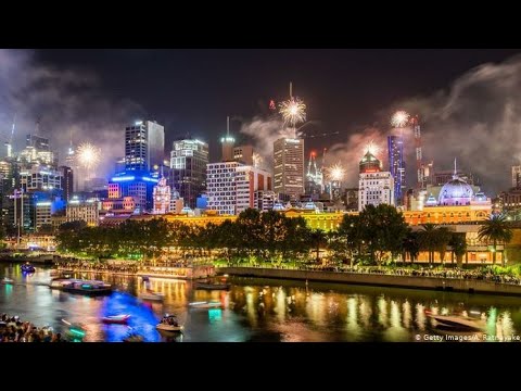 Rusya 2020 yılbaşı efsane fişekler patlatildi