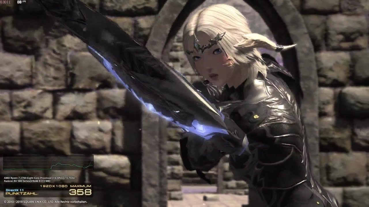 Final Fantasy XIV Shadowbringer Benchmark - YouTube