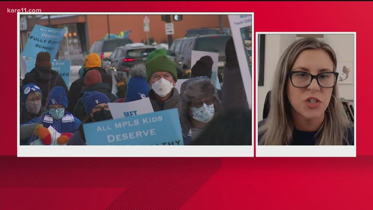 Greta Callahan, Minneapolis Federation of Teachers president, talks ...