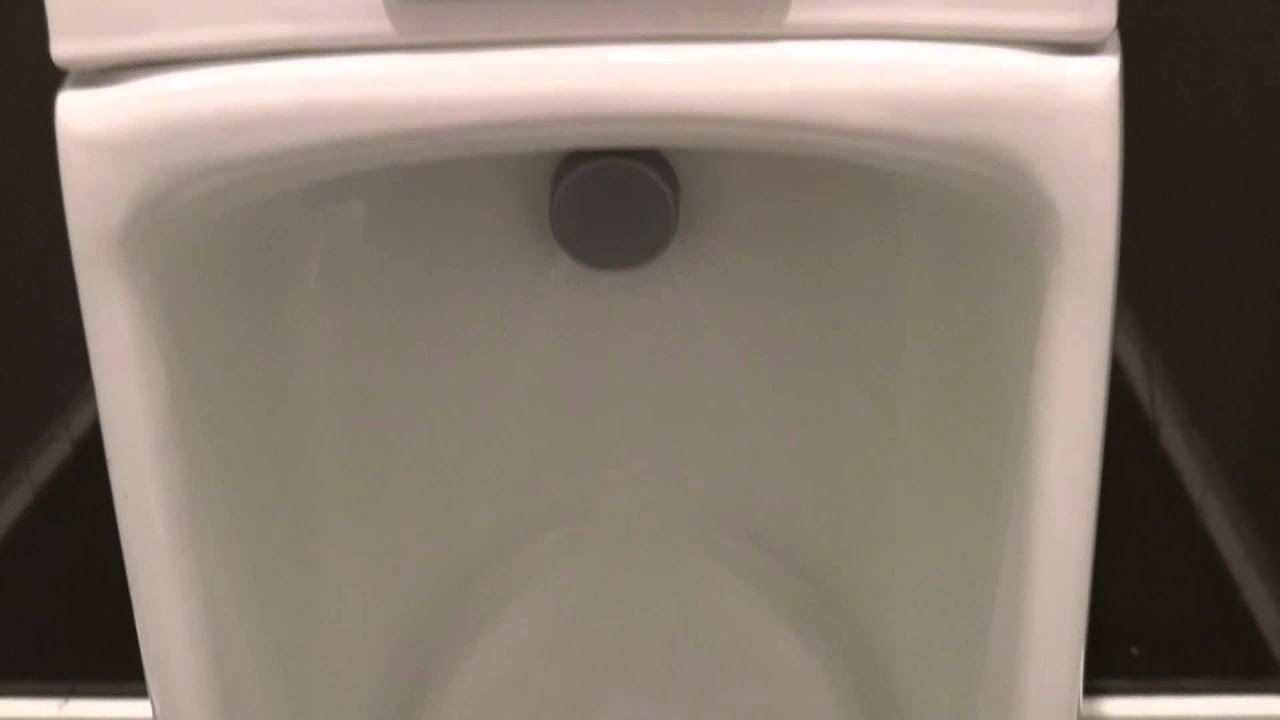 【HD版】 LIXIL INAX AWU 506RAMP 3 Urinal Flushing - YouTube