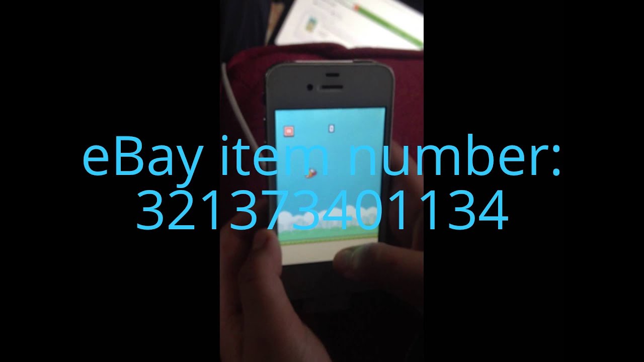 FOR SALE FLAPPY BIRD APP GAME iphone 4s ON EBAY START BID £100 K ...
