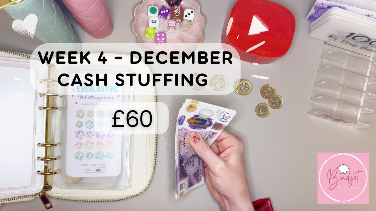 DECEMBER W4 - CASH STUFFING £60 | UK Low Income Cash Stuffing | Savings ...