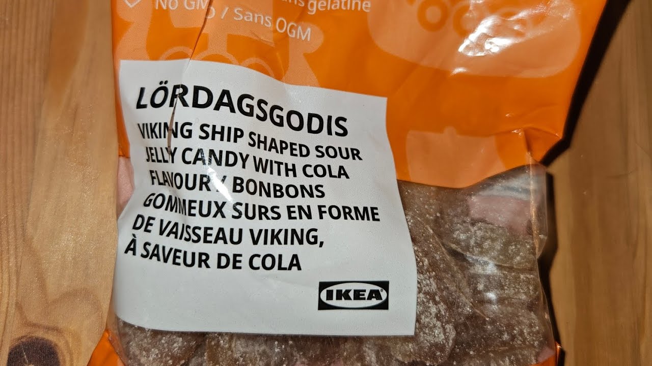 ASMR SOUR COLA VIKING CANDY (IKEA) - YouTube