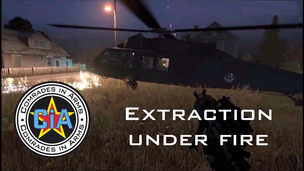 Arma 3 CiA Coop Night - Extraction Under Fire - YouTube