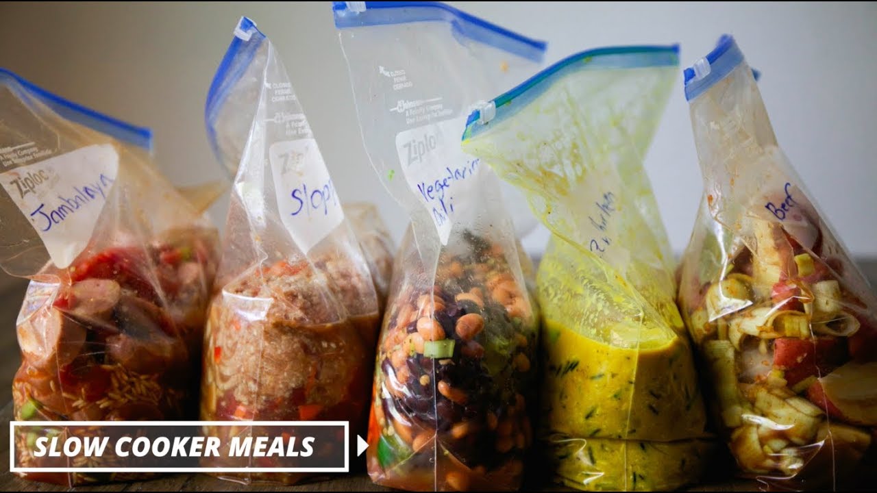 Slow Cooker Meal Prep With My Healthy Dish - YouTube