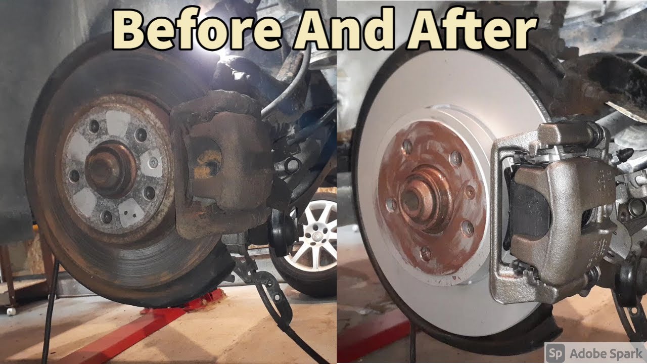 Audi A4 B7 Complete Rear Brake Guide - YouTube