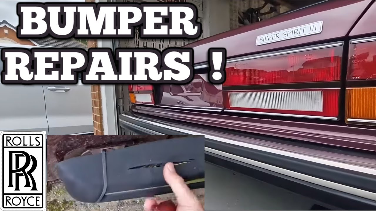 I'm going to repair the DAMAGED REAR BUMPER SIDE MOULDING on my Rolls ...