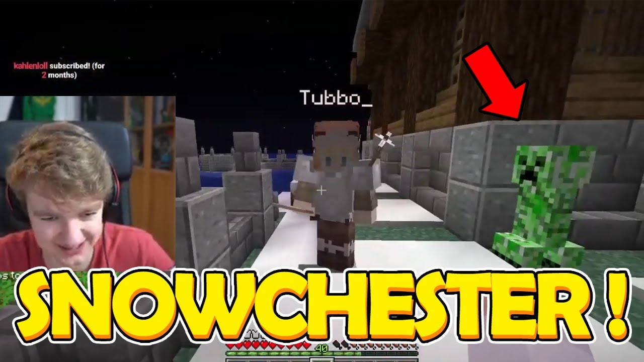 Tubbo shows Tommyinnit the SNOWCHESTER on Dream SMP - YouTube