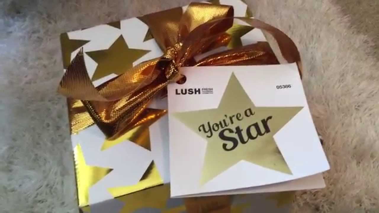 Lush "Your A Star" Gift Box!!! - YouTube