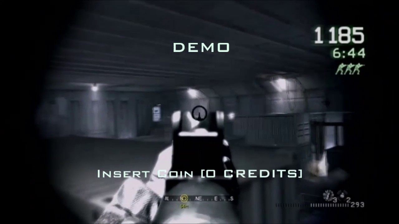 Call of Duty 4: Modern Warfare - Arcade Mode - Attract Screen - YouTube