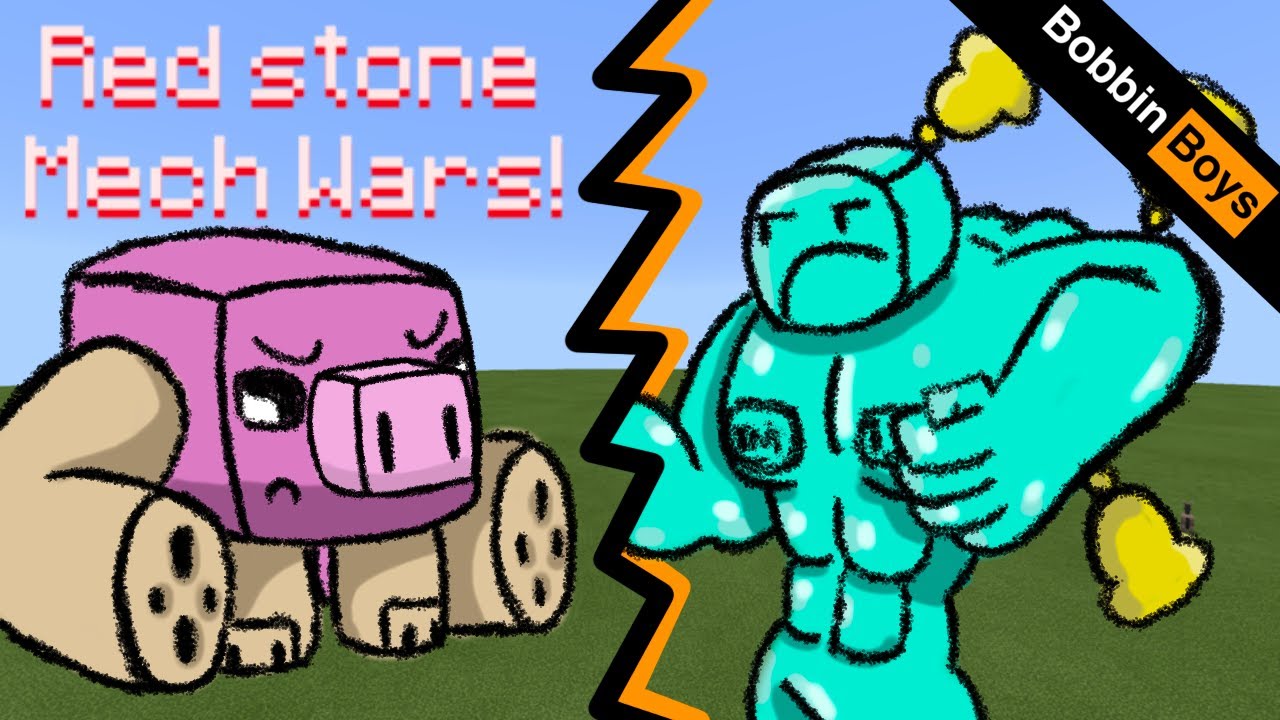 Minecraft Redstone Mech Wars! - YouTube