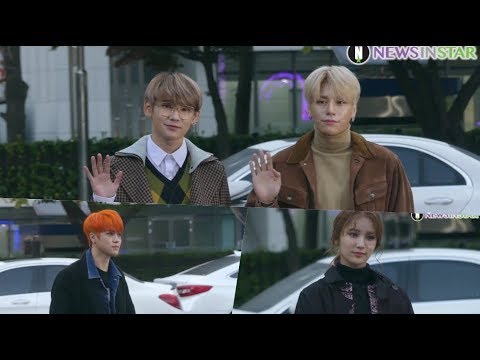 181102 JBJ 출신 동한 JBJ95 상균X켄타 & 볼빨간 소희 KBS '뮤직뱅크' 출근길 - YouTube