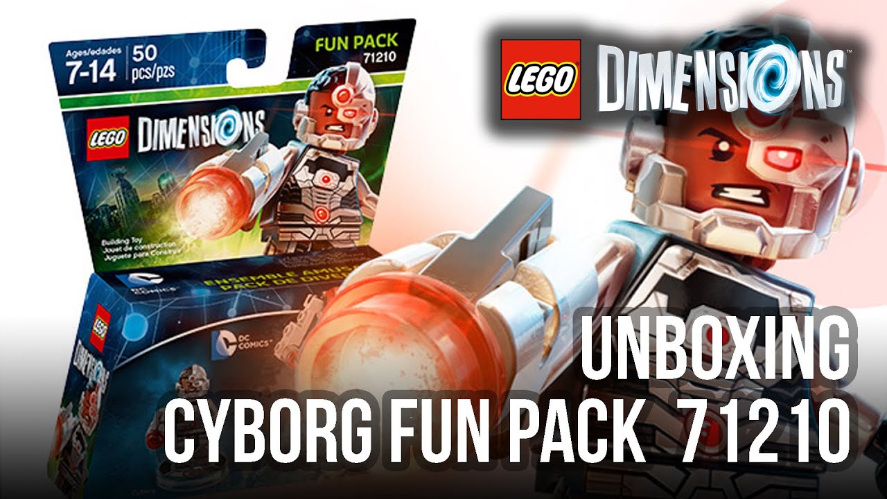 LEGO DIMENSIONS CYBORG FUNPACK UNBOXING! (LEGO Nummer. 71210) - YouTube