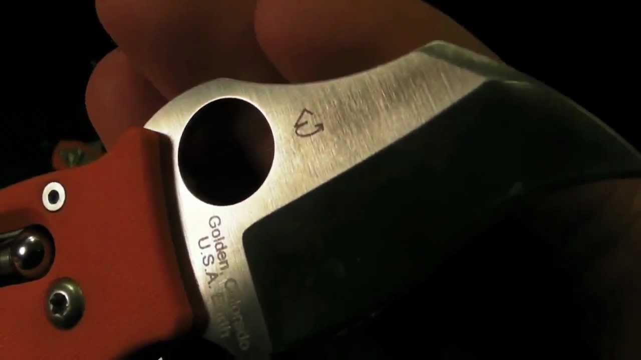 Spyderco Orange Dodo - Knife Review - YouTube