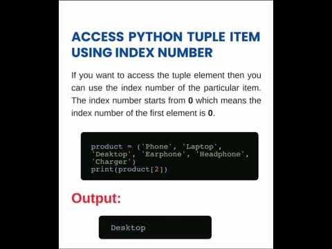 Tuples in python// #coder #coding #programmer #learnpython#programming #python #Coding_Hub - YouTube