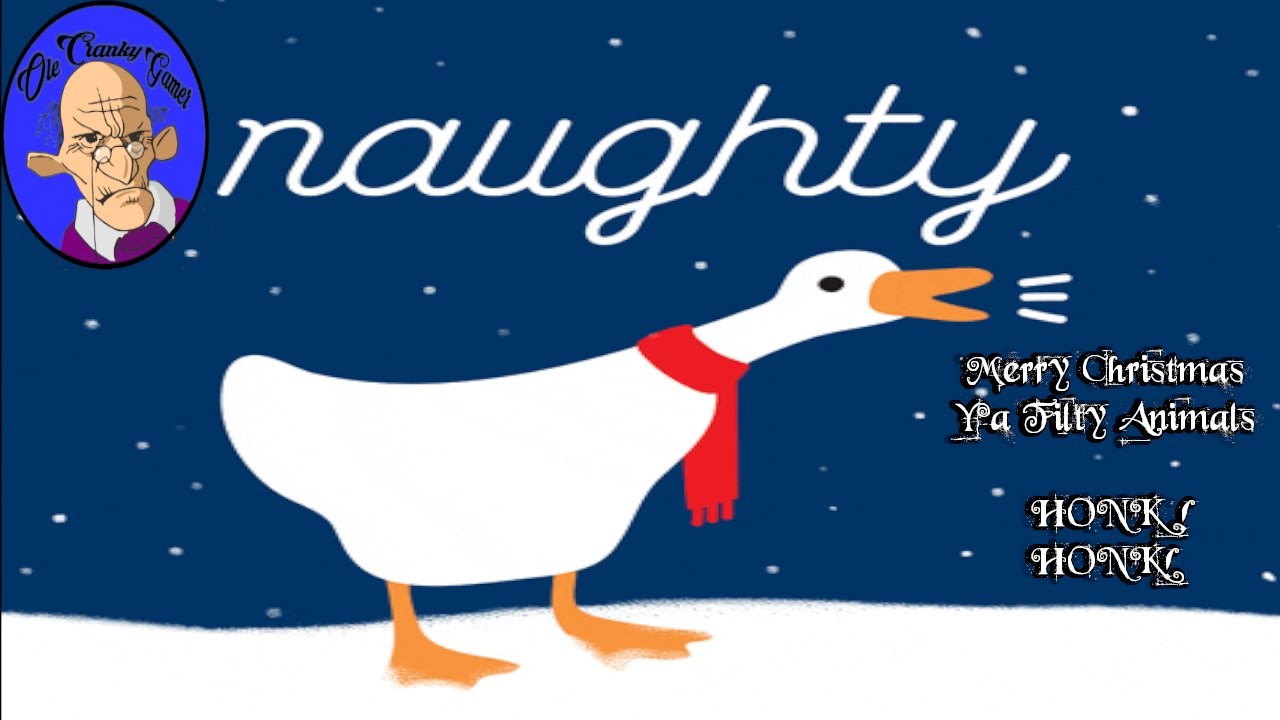 Merry Christmas via Untitled Goose Game - YouTube