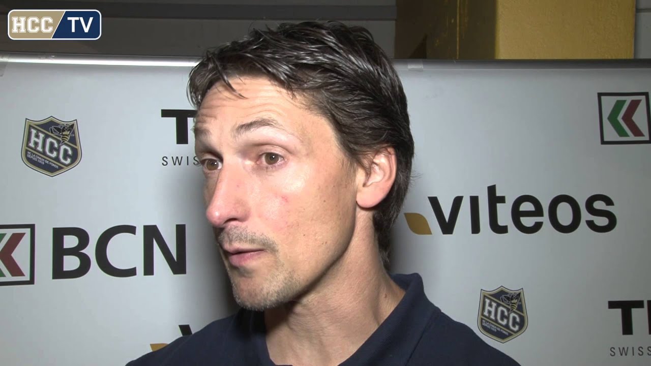 HCC TV Interview d'Alex Reinhard entraîneur Chef du HC La Chaux-de ...
