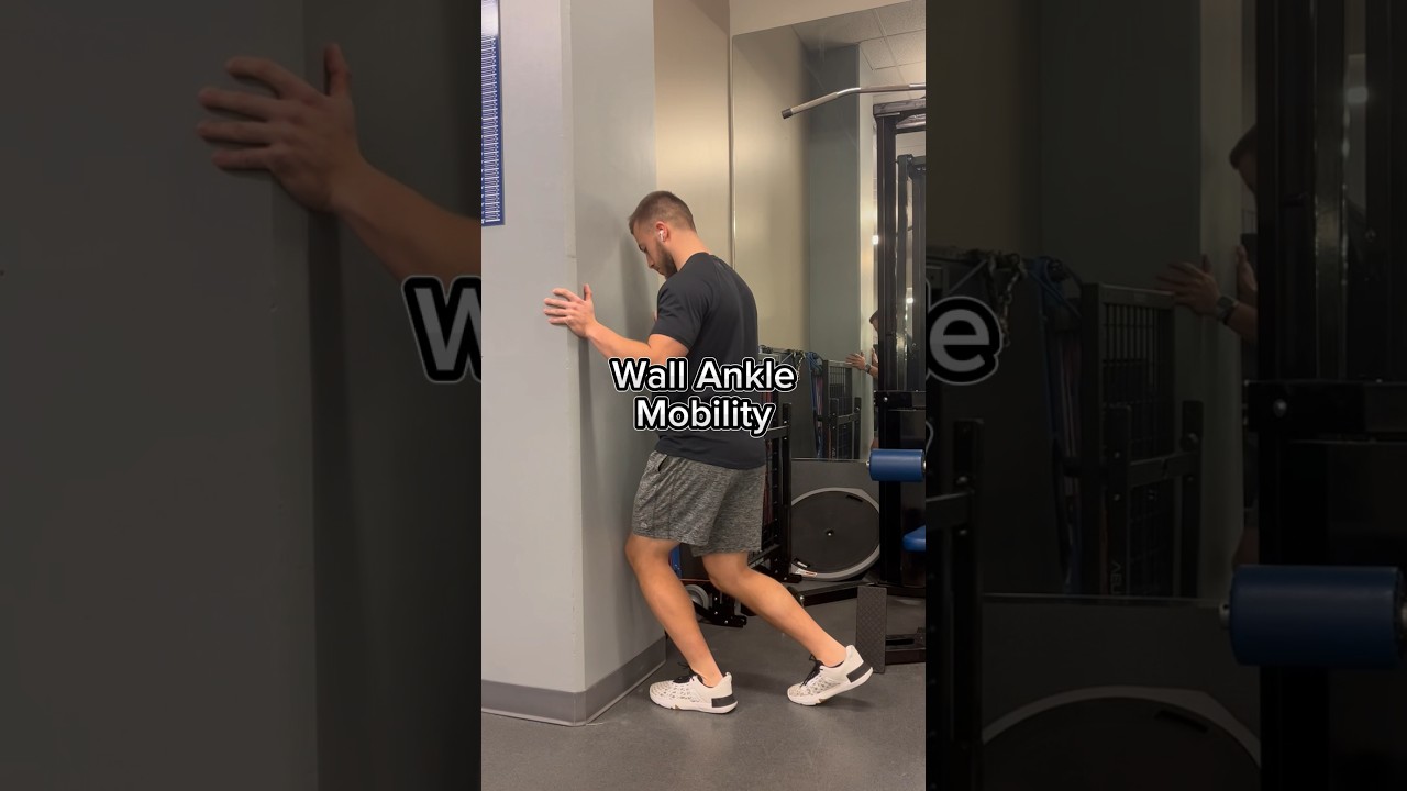 Wall Ankle Mobility - YouTube