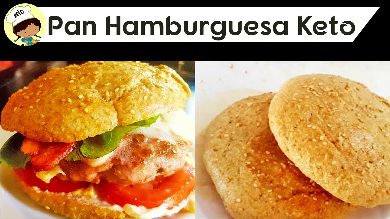 Pan De Hamburguesa Keto Cetogenico Sin Gluten Youtube
