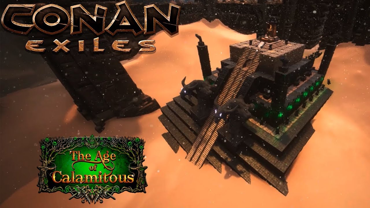 Conan Exiles - Forsaken Pyramid Build (300%) - YouTube