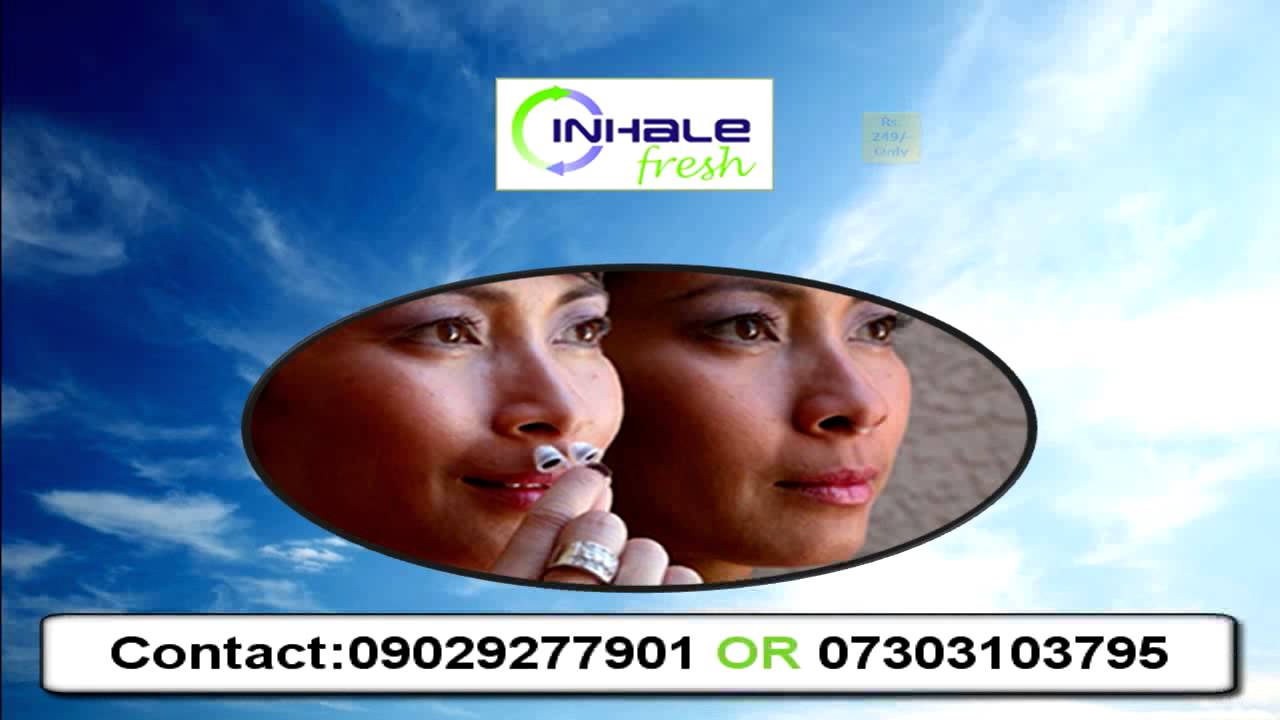 Inhale Fresh Nose Filter.- www.inhalefresh.in - YouTube