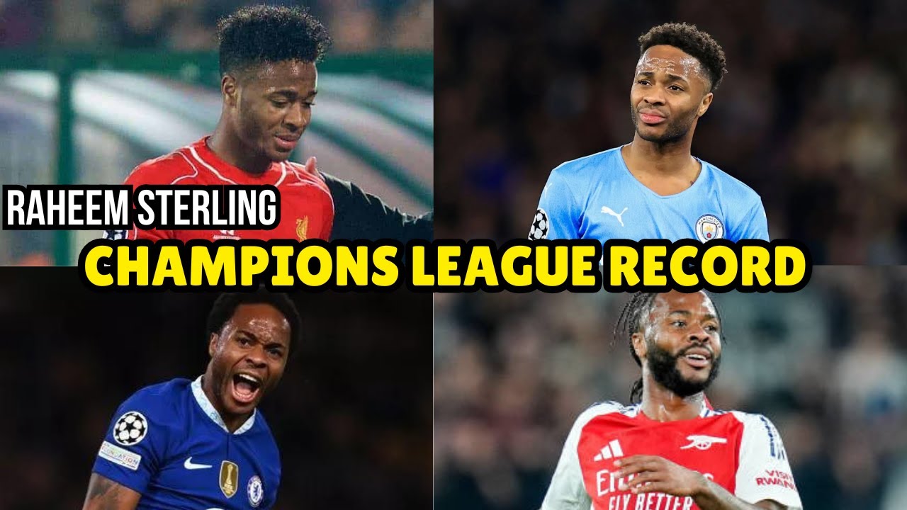 Raheem Sterling Sets NEW Champions League Record - YouTube