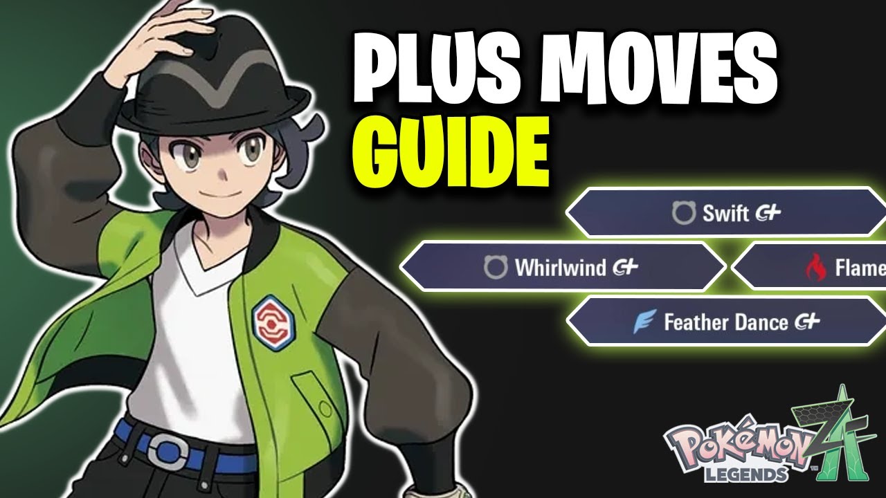 How To Use PLUS Moves In Pokemon Legends Z-A | How Plus Moves Work In ...