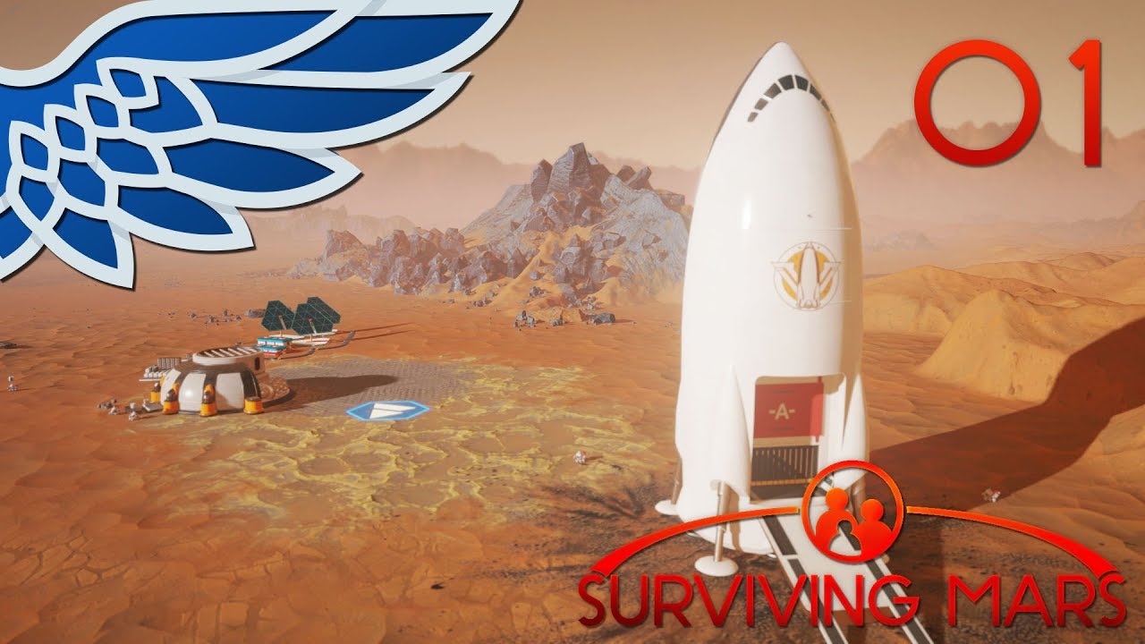 SURVIVING MARS | ELLEN MASK PART 1 - ELON MUSK SPACEX Let's Play ...