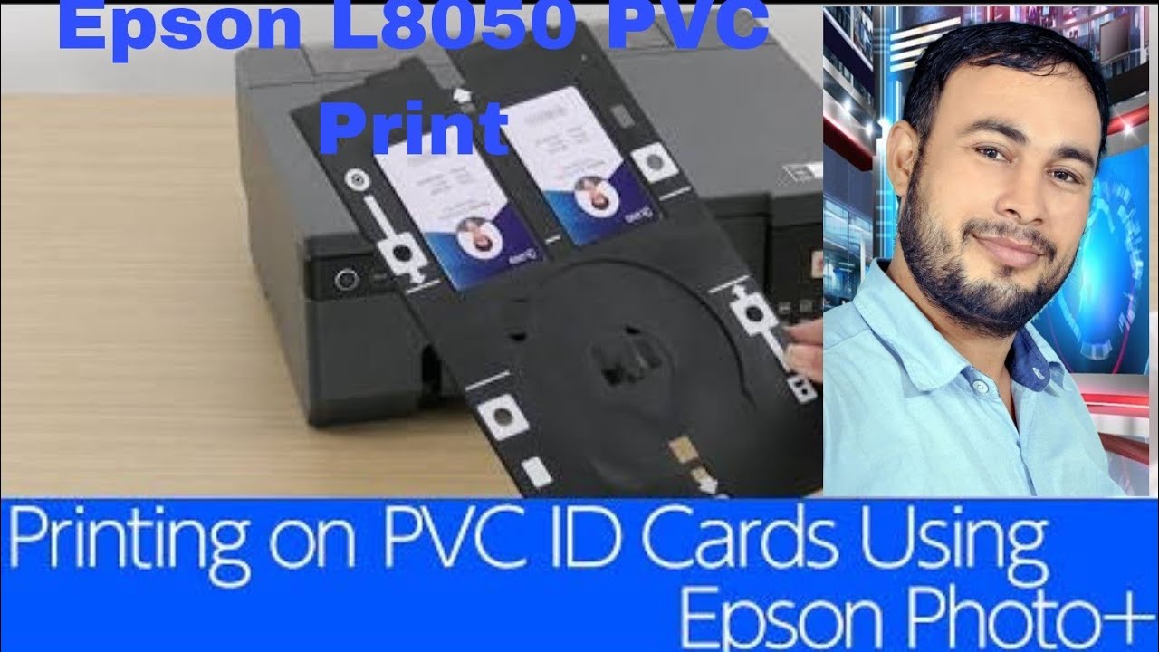 How to use PVC Print for Epson L8050 / Epson L8050 printer me PVC Print ...
