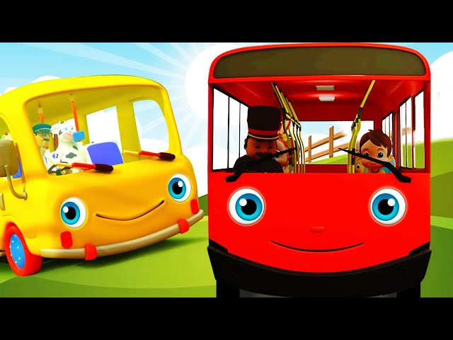 Wheels On The Bus (Pencil Bus) + More Nursery Rhymes & Kids Songs ...