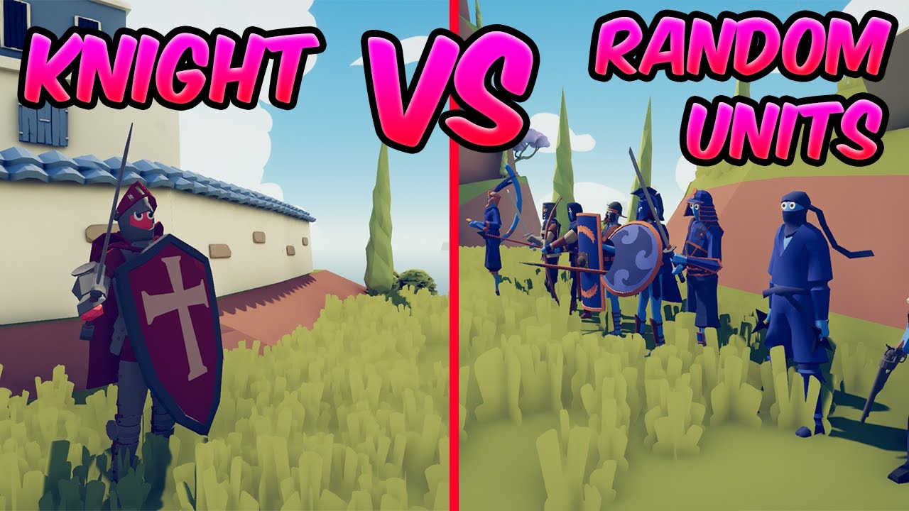 ⚔️ KNİGHT vs RANDOM UNİTS ⚔️ 😱😱 | TABS - Totally Accurate Battle ...