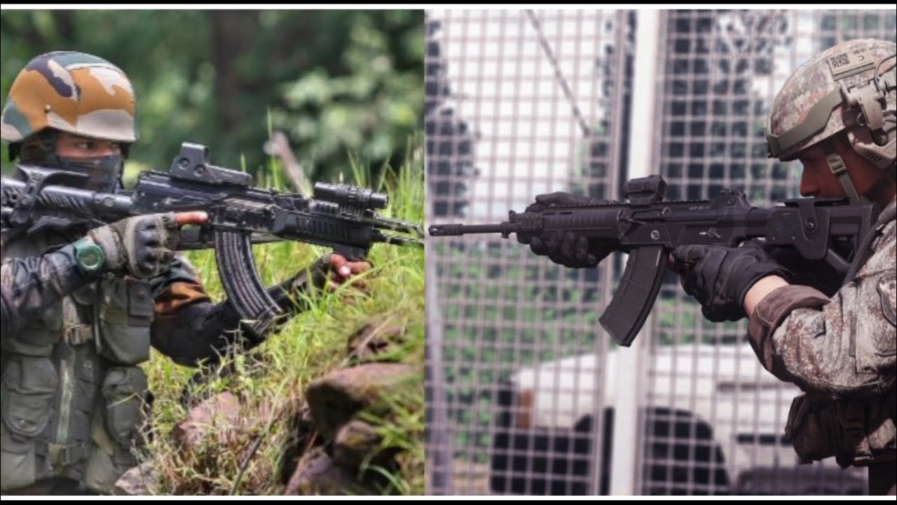 INSAS vs QBZ95 Weapon Comparison - YouTube