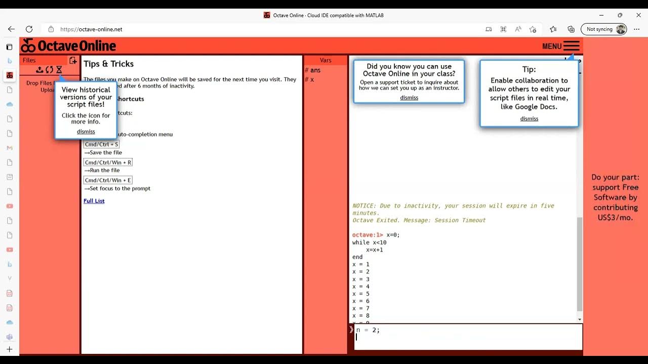 Octave 11 (while loop) - YouTube