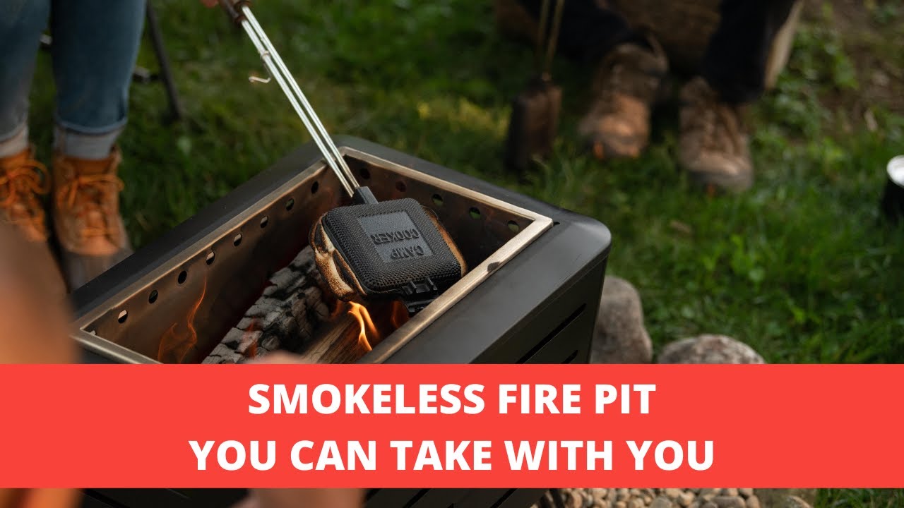 Smokeless Fire Pit You Can Take With You - YouTube