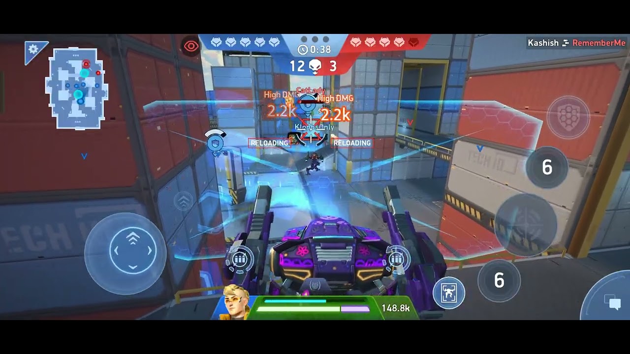 Mech Arena (The Stack) Viper 6 handling them Easily 😈💪😎 14 Kills # ...