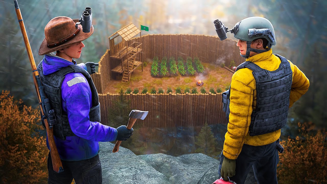 How I Survived 100 Hours Building The Perfect Forest Compound - DayZ 2/ ...