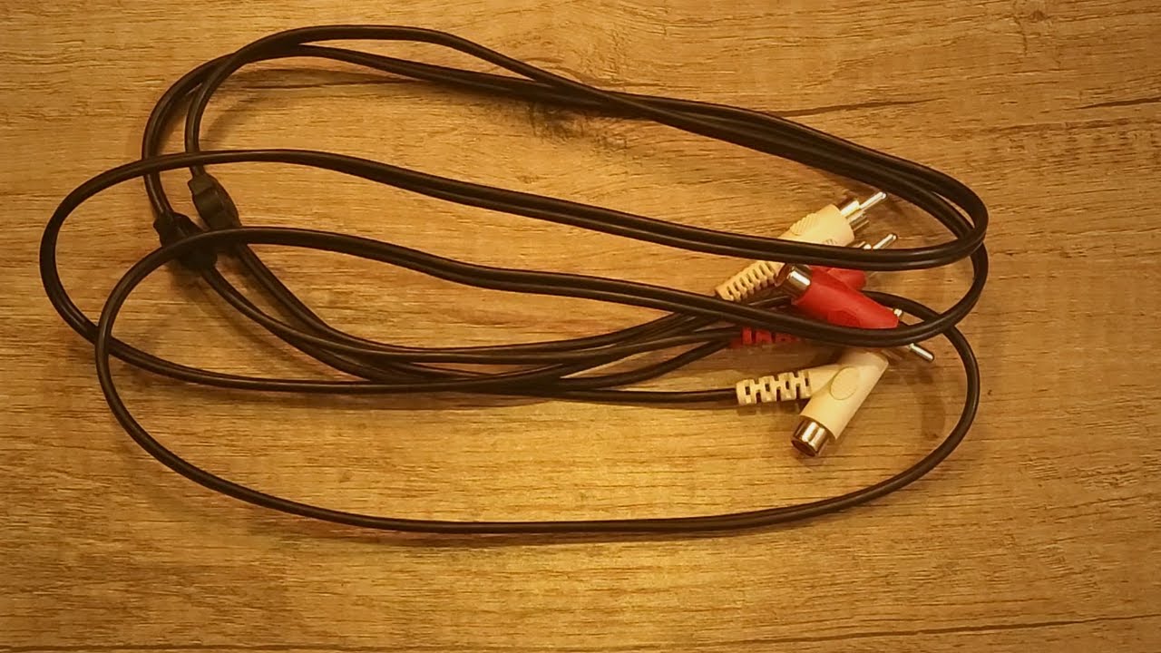 RCA PIGGYBACK CABLE - YouTube