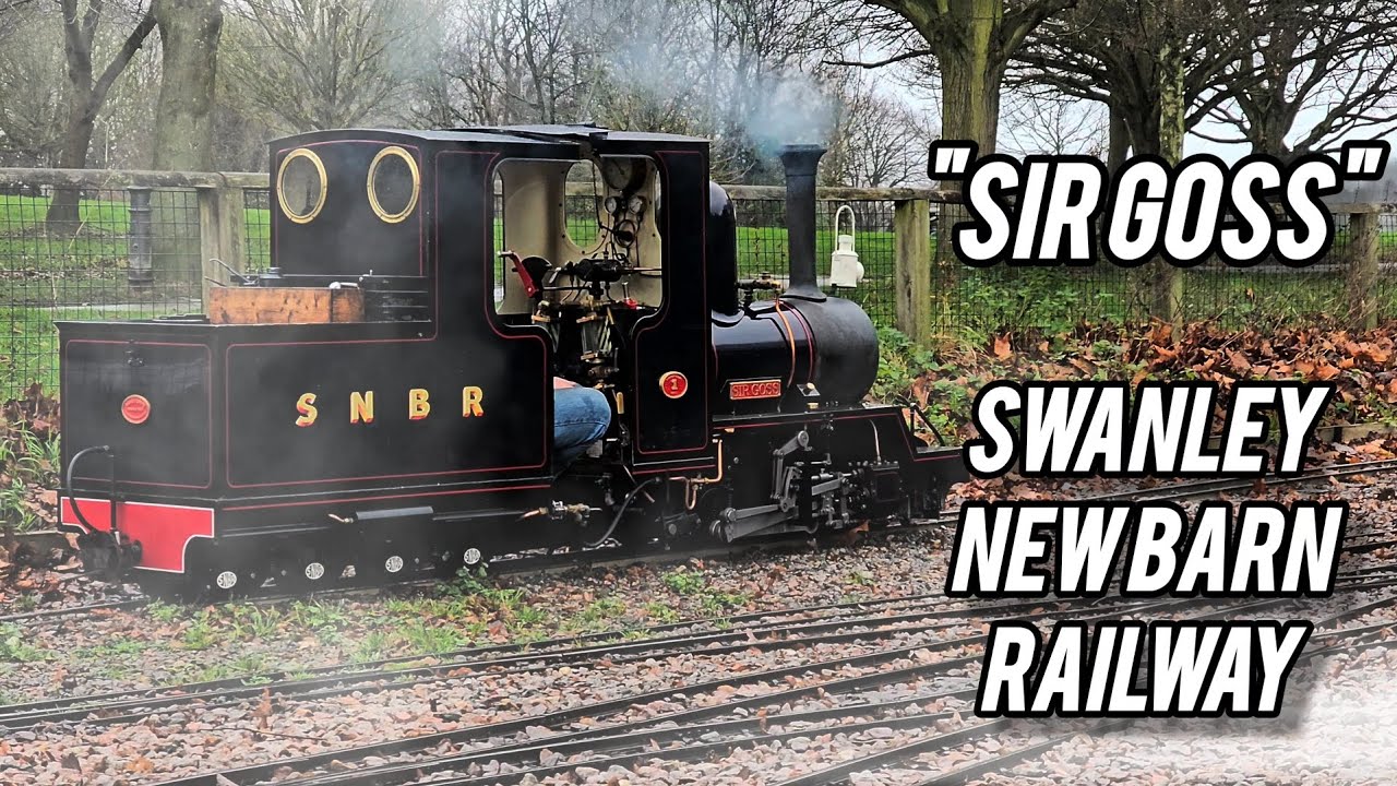 4K | HOT Lap Around Swanley New Barn Railway With "SIR GOSS"! - YouTube