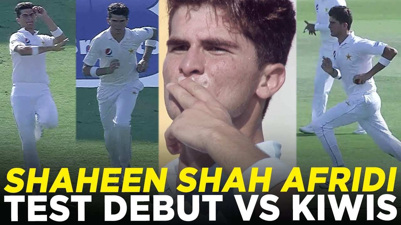 Let's Rewind YOUNG Shaheen Shah Afridi Test Match Debut vs New Zealand ...