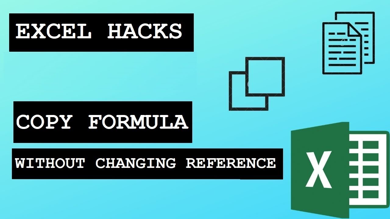 How To Copy Formulas Without Changing Cell Reference YouTube How To Copy Formulas Without Changing Cell Reference YouTube