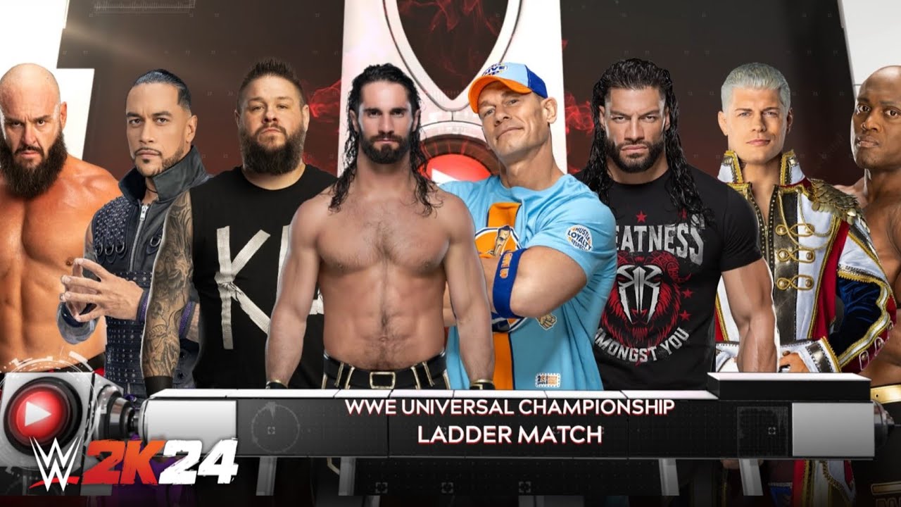 WWE 2K24 Ladder ,Match at Wrestlemania - YouTube
