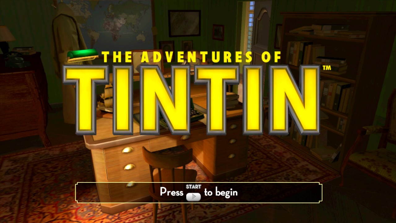 The Adventures of Tintin Title Screen (Wii, PC, PS3, Xbox 360) - YouTube