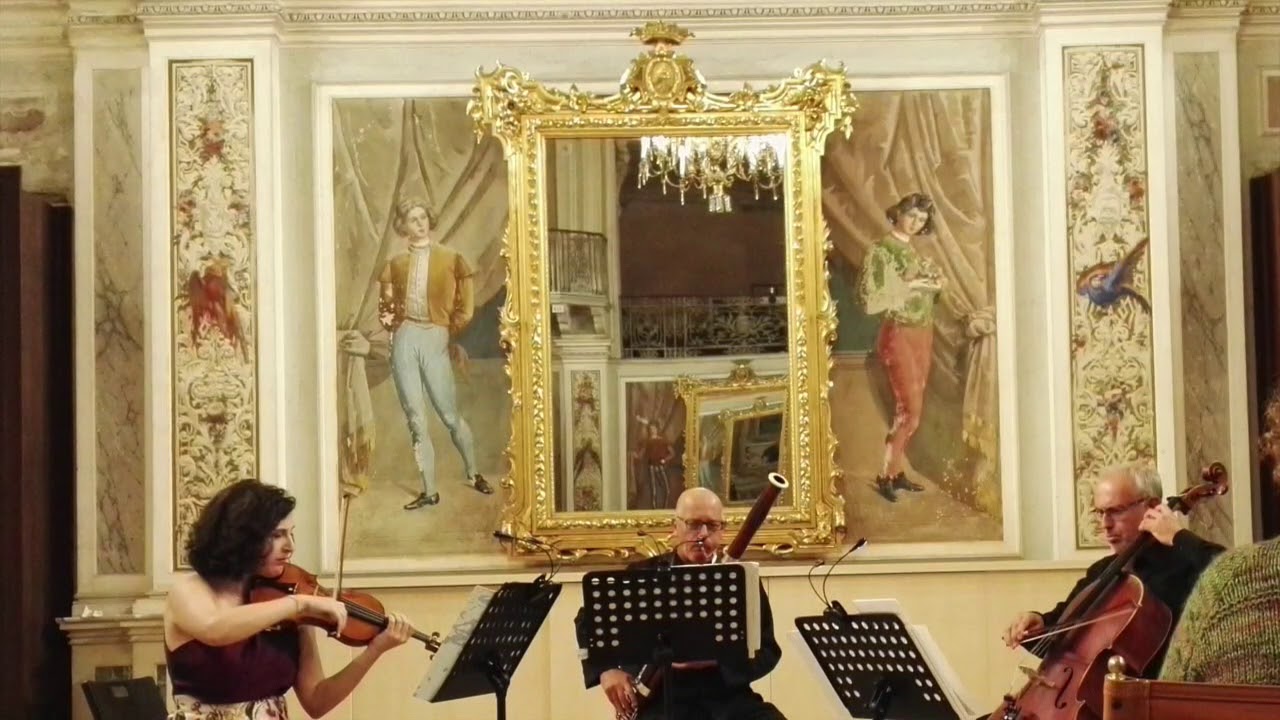 E.A. Corazza, TRIO per violino, violoncello e fagotto - II tempo - YouTube