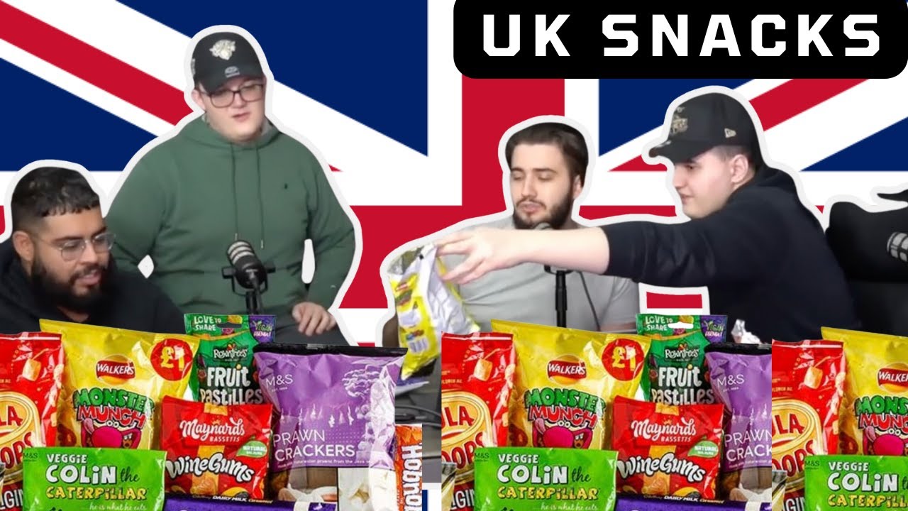 Americans Try British Snacks for The First Time! - YouTube