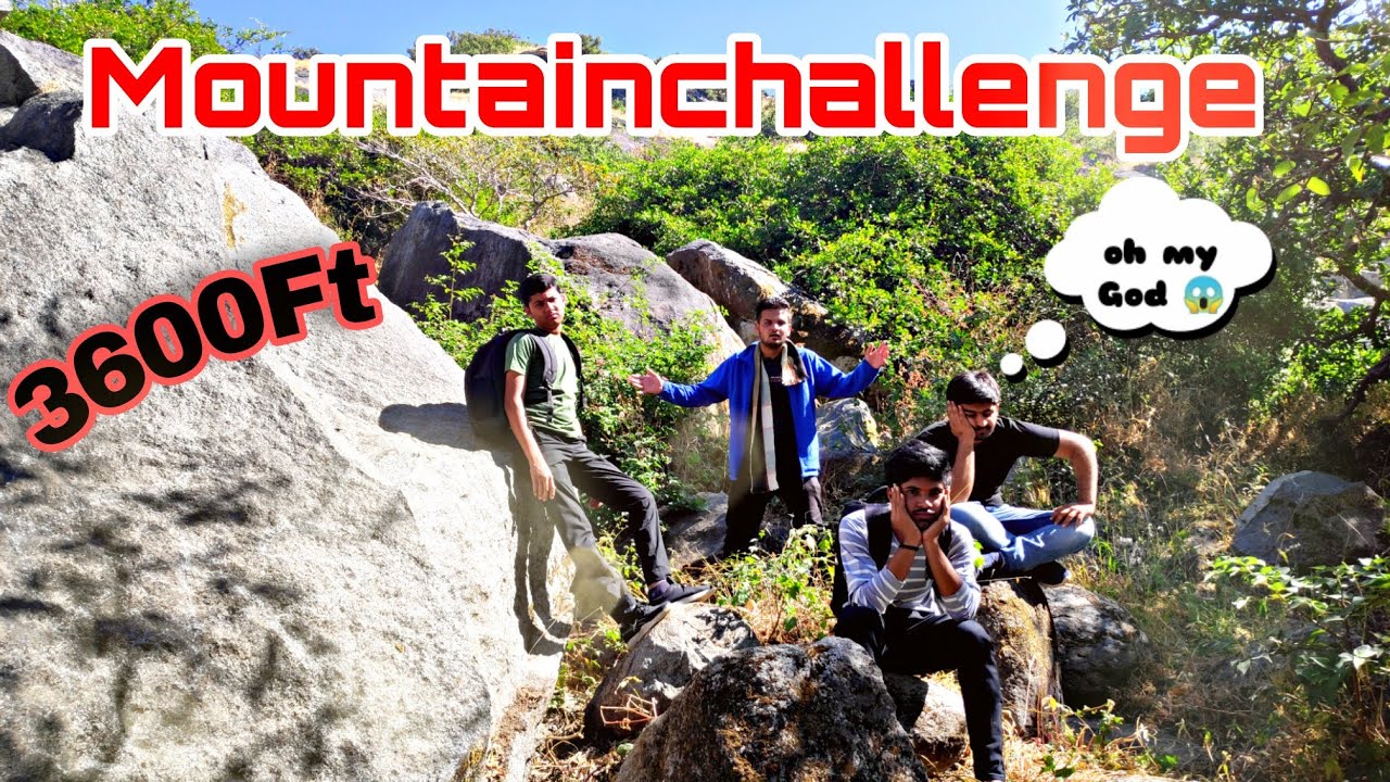 3600Ft😱 mountain climbing challenge |हमारे एक बंदे की जान चली जाती 😢 ...