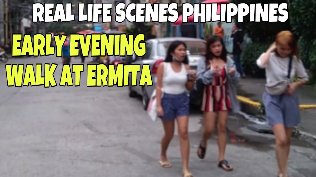 EXCITING NIGHT LIFE AT ERMITA MANILA PHILIPPINES CITY WALKING TOUR 4K ...