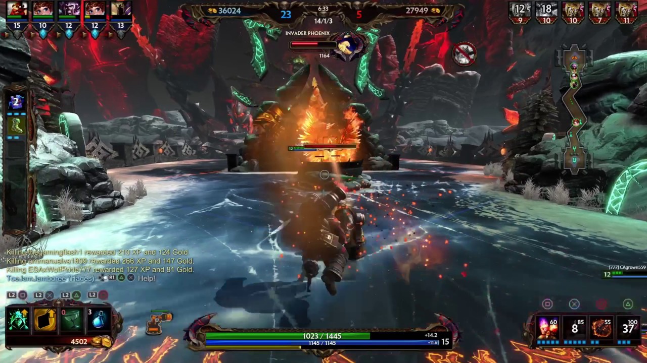 SMITE Assault: VULCAN TURRET OP (1080p) - YouTube