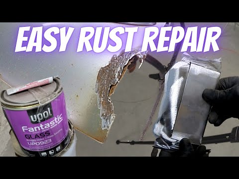 Repair a rust hole in a door edge. #autobody # bodywork # rustrepair ...